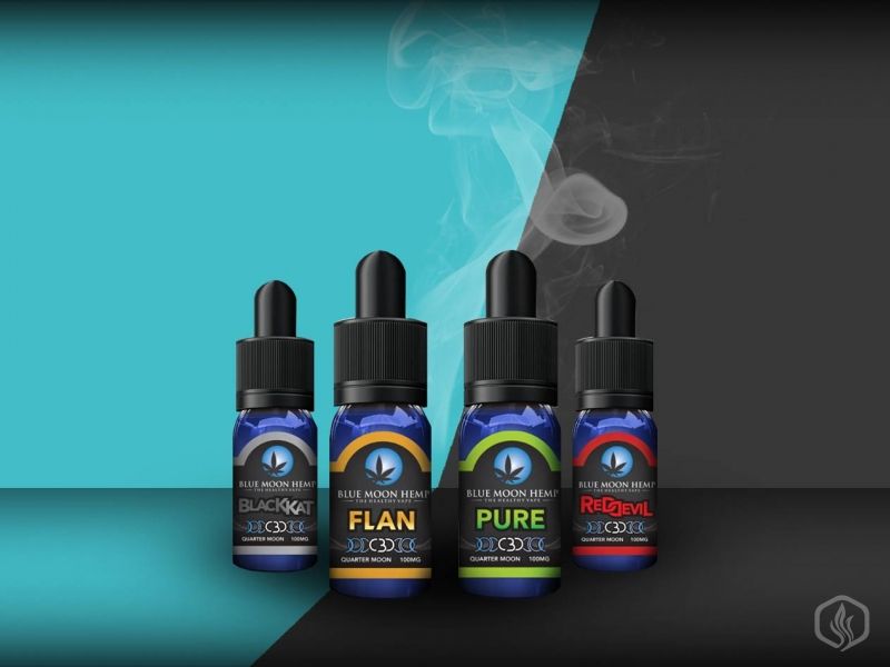 Blue Moon Hemp CBD vape Juice Review by Ecigguide.com