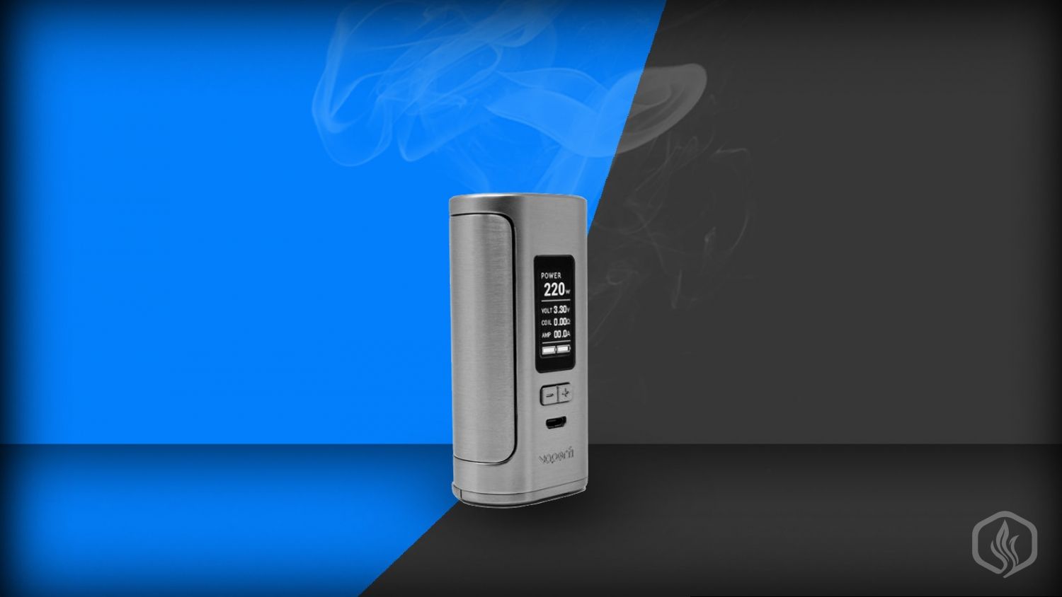 VaporFi V-Grip 220 TC box mod review - Ecigguide.com